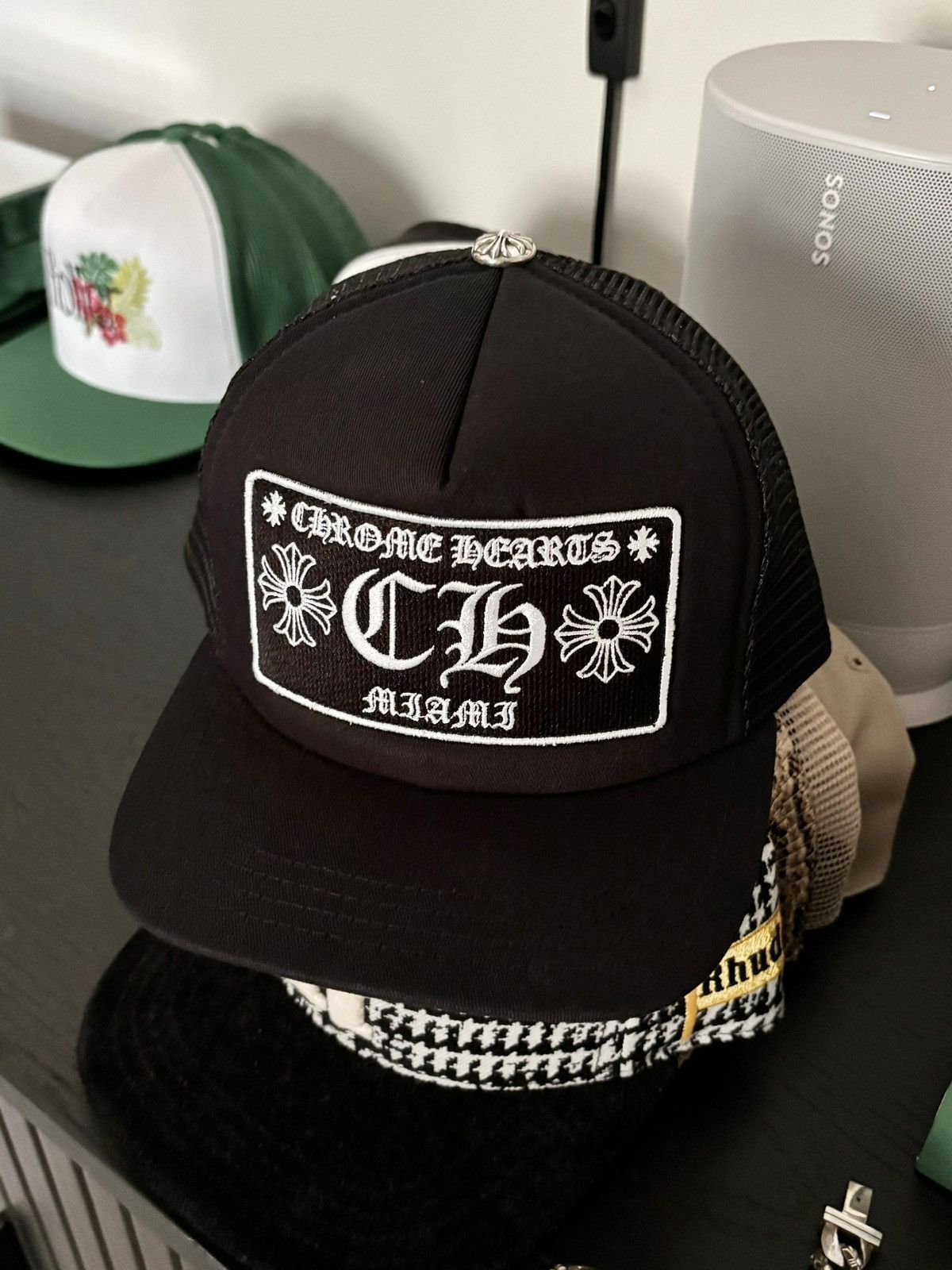 🌴 CHROME HEARTS MIAMI PATCH HAT | TOP DRWR