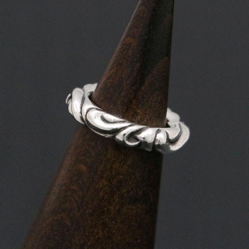 Chrome Hearts Scroll Ring - Size 4 | TOP DRWR