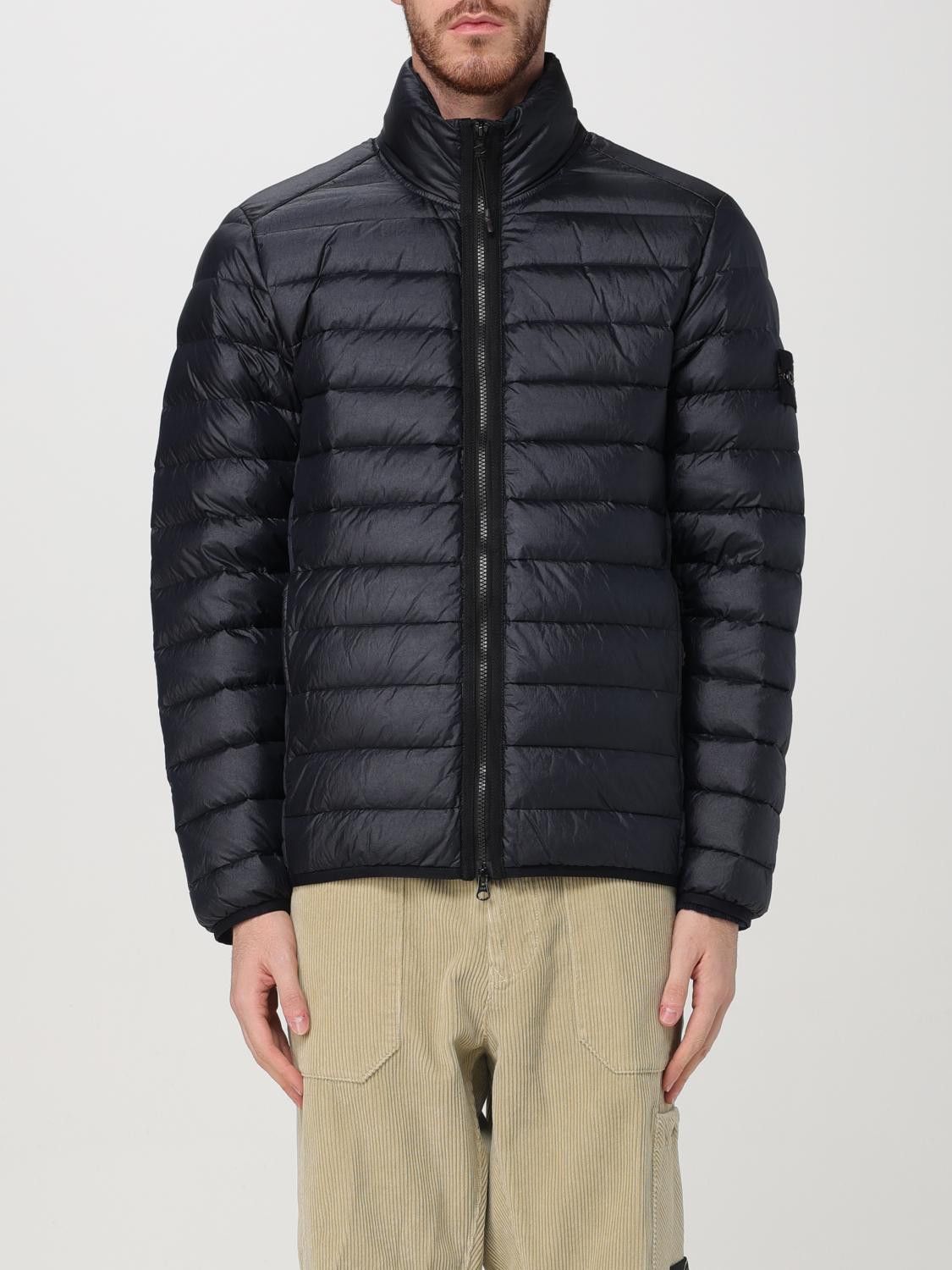 Stone Island Jacket Men Blue | TOP DRWR
