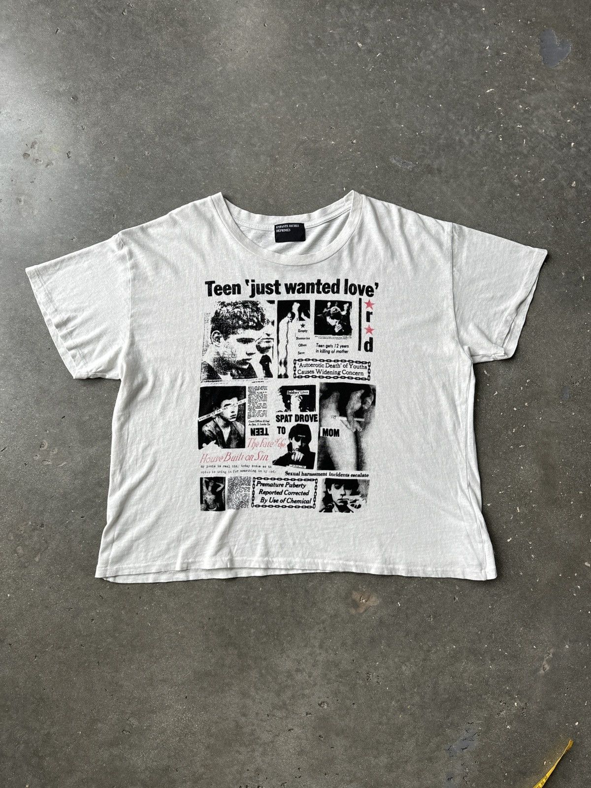 Enfants Riches Deprimes ERD “wanted Love” New season Tee | TOP DRWR