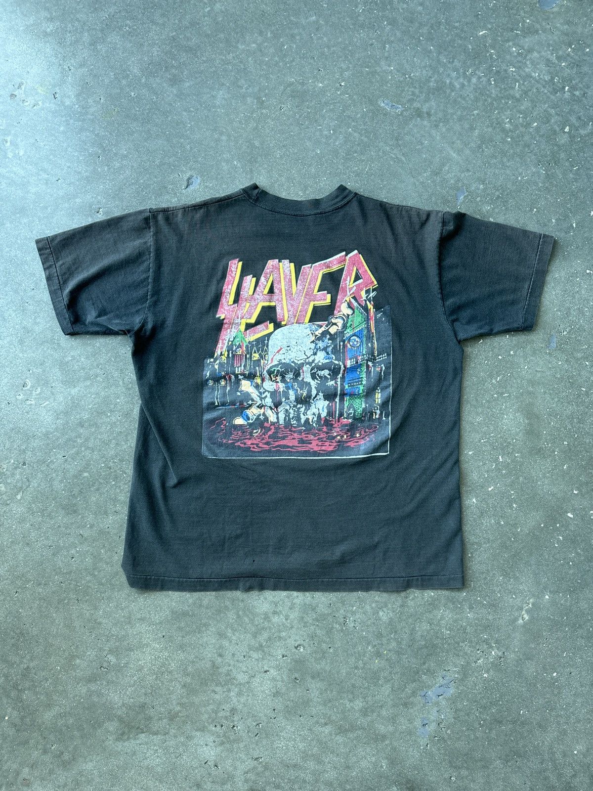 1 of 1 Vintage Slayer Test Print For Band Member | TOP DRWR