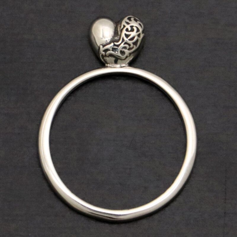 Chrome Hearts Tiny Heart Ring | TOP DRWR