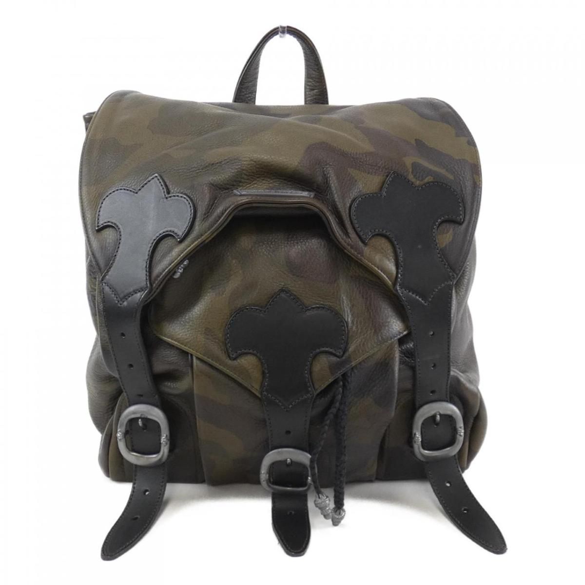 Chrome Hearts Camo Flare Leather Backpack | TOP DRWR