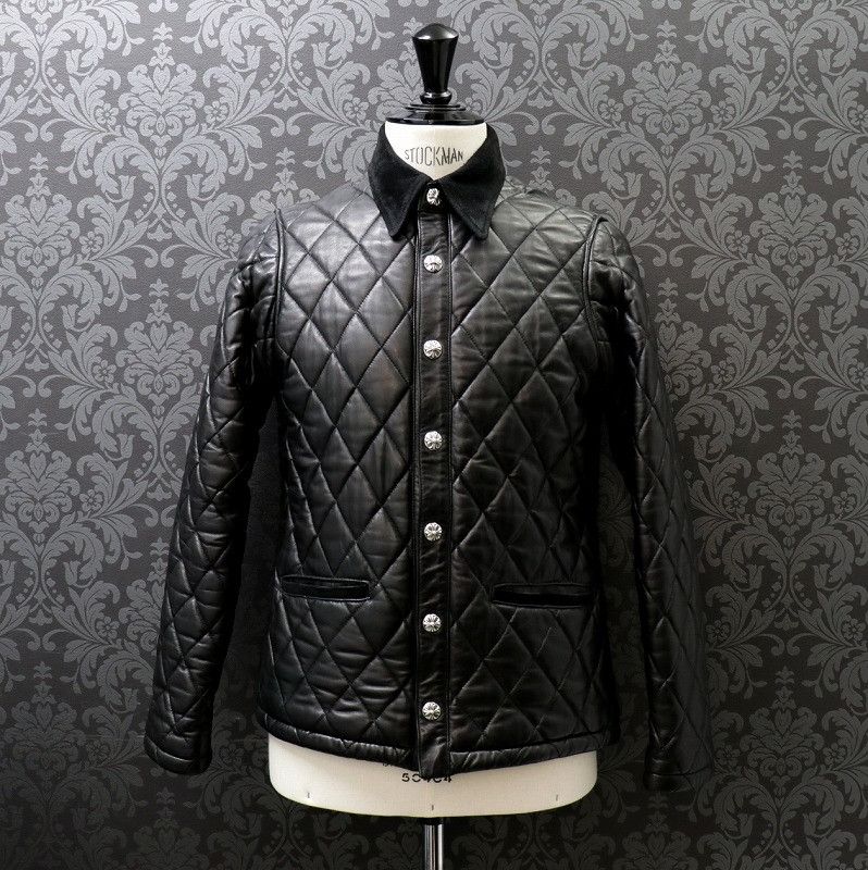 Chrome Hearts Leather Quilted Jacket | TOP DRWR