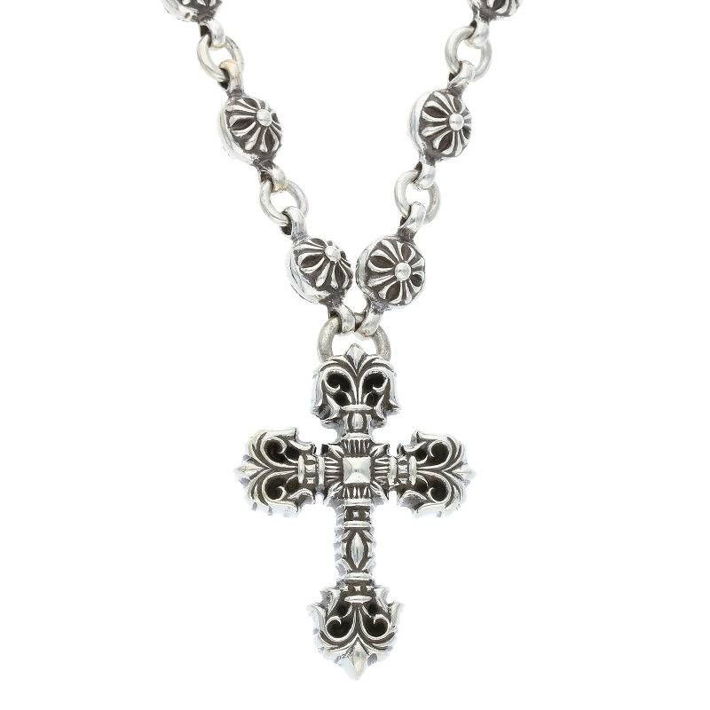 Chrome Hearts Filigree Cross Chain Necklace - 20 inch | TOP DRWR