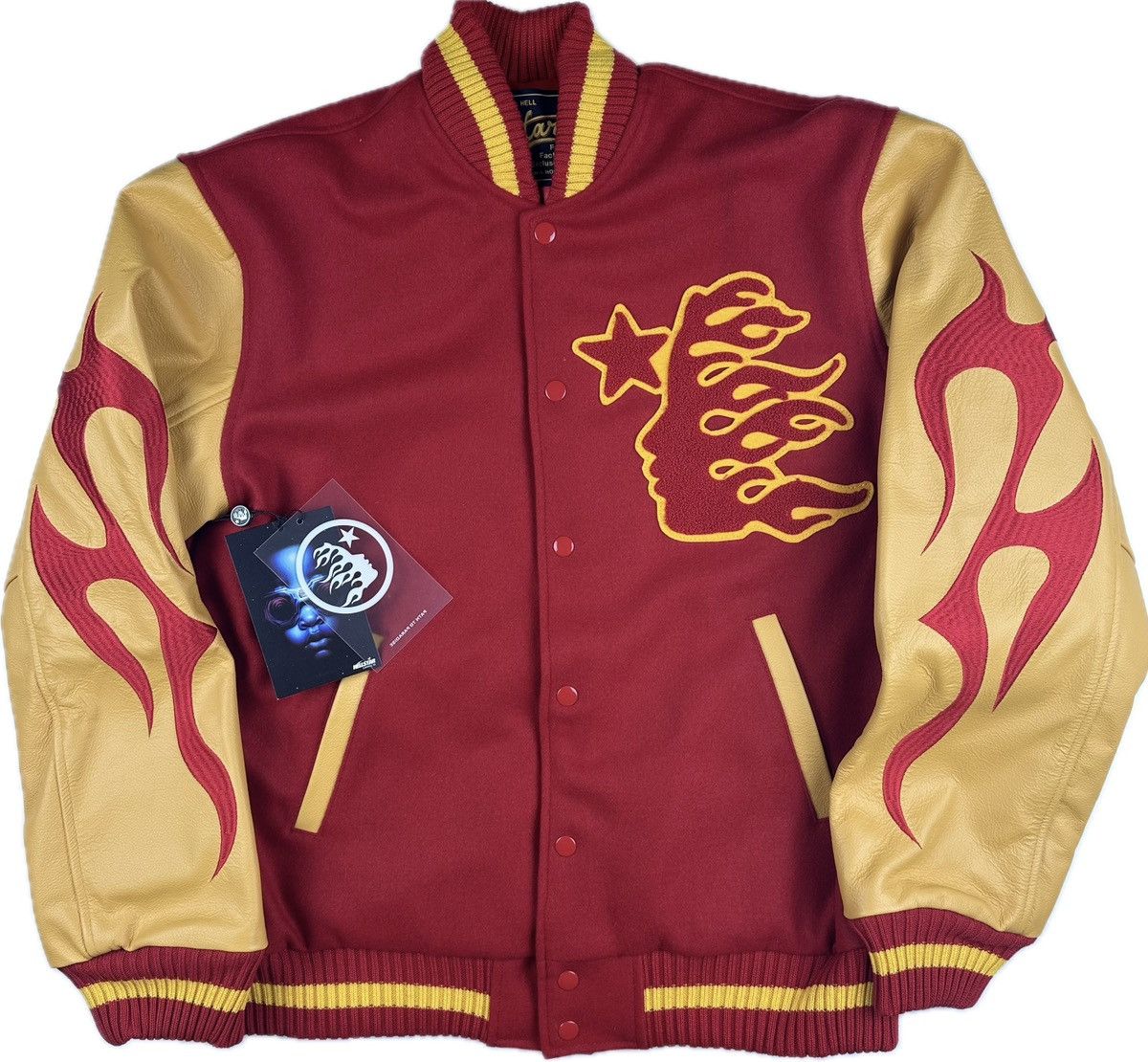 Hellstar Letterman Jacket | TOP DRWR