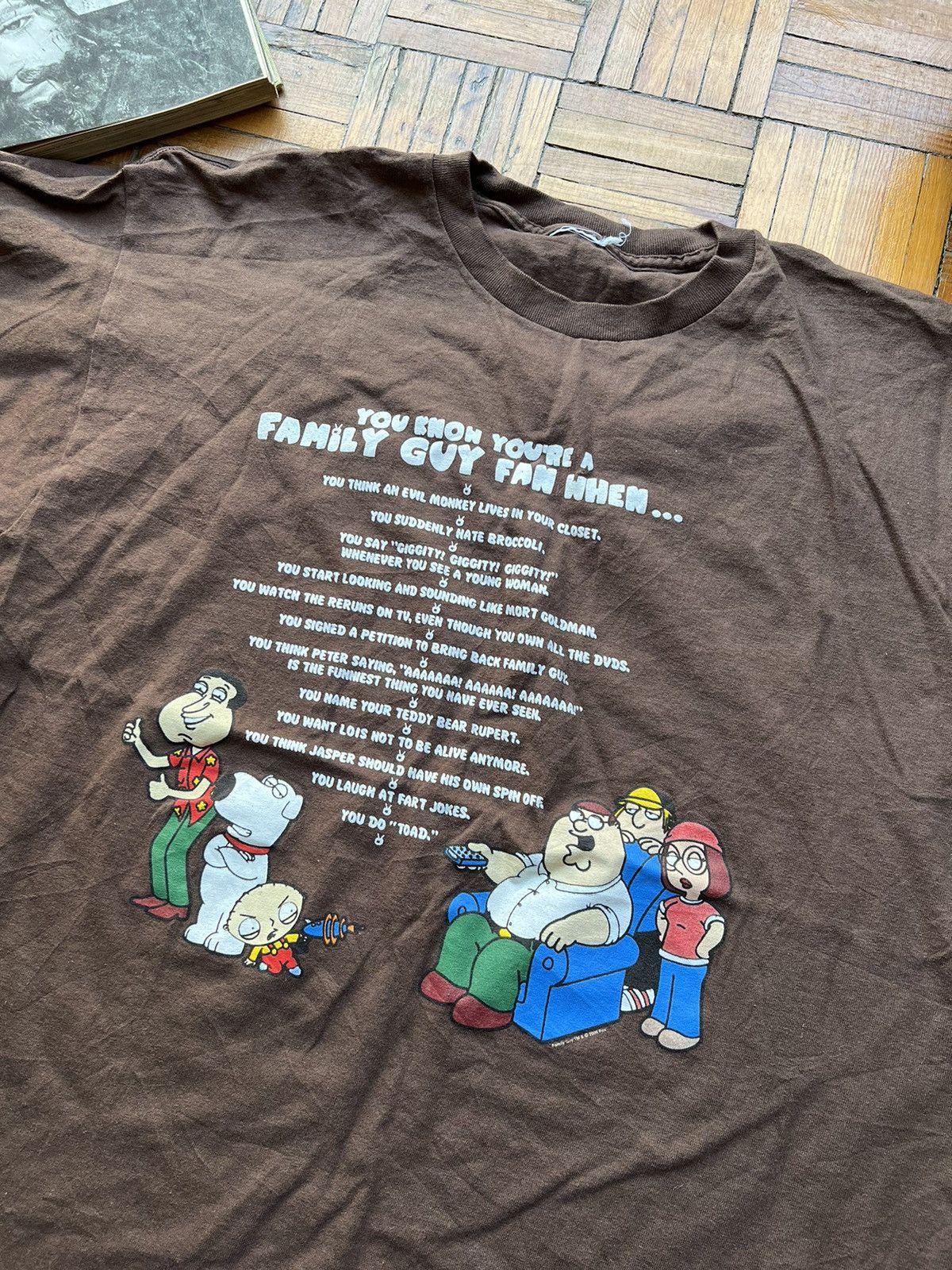 Vintage 2005 Family Guy Fan Series Promo Tee | TOP DRWR
