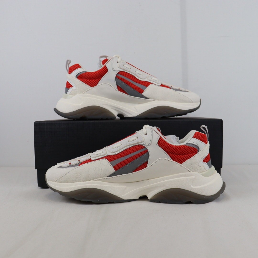Amiri o1rshd1 Bone Runner in Red/White | TOP DRWR